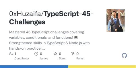 Completed 45 Typescript Challenges Honing My Skills In Javascript Typescript And Nodejs
