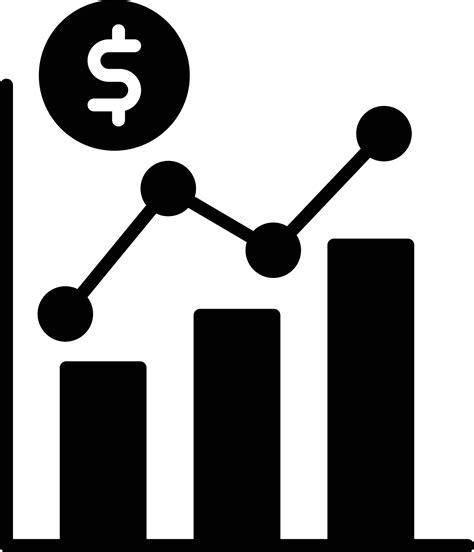 Graph Glyph Icon 9776250 Vector Art At Vecteezy