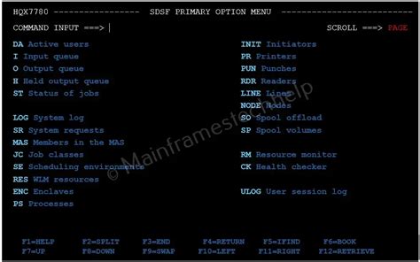 Sdsf Layout And Panels
