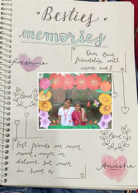 Besties Memory Journal 🫶🏻🩵 Friends Journal Diy Photo Book Scrapbook