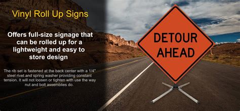 NTSigns Reflective Roll Up Signs