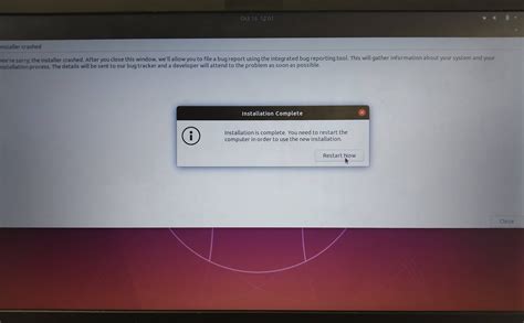 Crash Ubuntu 1910 Installer Crashed Ask Ubuntu