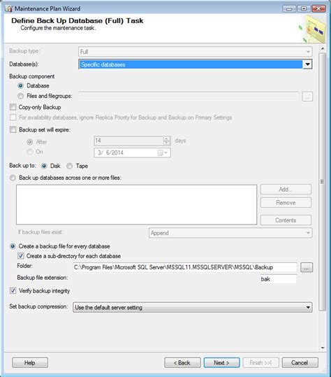 Sql Server How To Schedule Automated Back Up Sql Server Portal