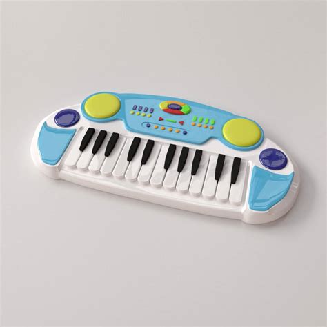 Electronic Keyboard Toy 3d Model By Firdz3d