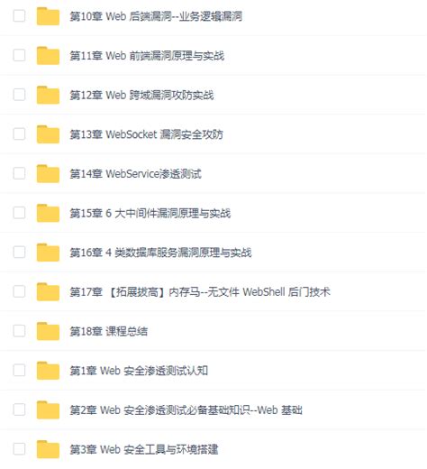 web安全渗透测试 上百个真实案例逐一讲解，掌握绝大多数web漏洞 2米资源网