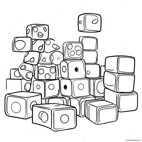 Colorful Duplo Blocks Coloring Page 66725 52811