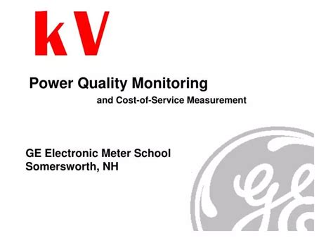 PPT Power Quality Monitoring PowerPoint Presentation Free Download ID 252131