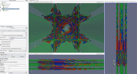 Visual Analysis Pipeline Created In Paraview Client For Coprocessing
