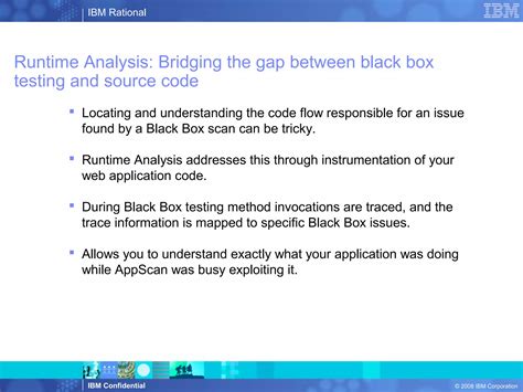 Ibm Rational Appscan Technical Overview Ppt