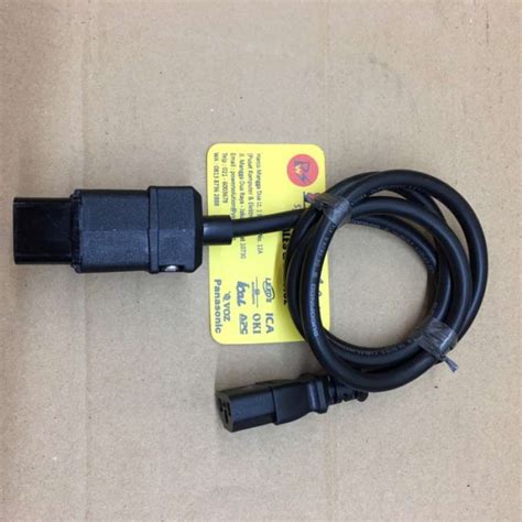 Promo Kabel Power Output Iec C20 To C13 16a 250v 300v 500v 3x 1 5mm 1