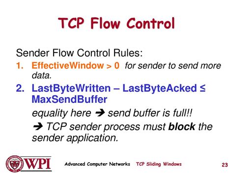 Tcp Sliding Windows Flow Control And Congestion Control Ppt Download
