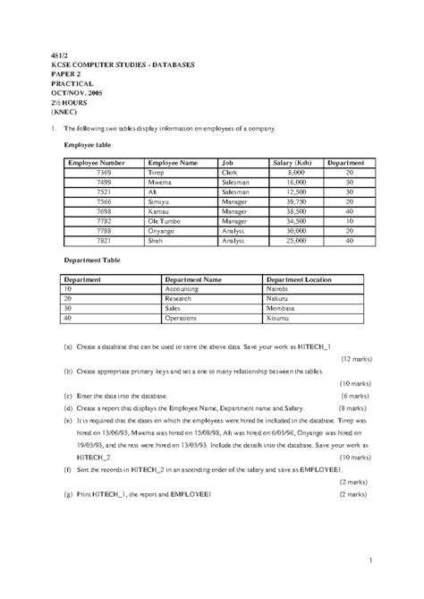 Form 3 Elementary Principles Of Programming Questions Docx Endarasha High School Computer
