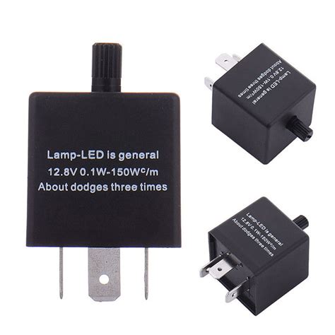 Cf14 3 Pin Justering 12v Led Blinklys Relæ Bil Bli Grandado