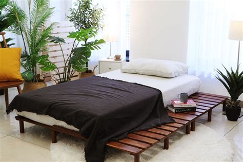 침대프레임 로빈 아카시아 원목 평상형 침대q 오늘의집 쇼핑