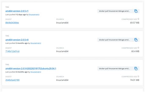 docker image increased size in latest release · issue 149 · linuxserver docker deluge · github