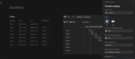 how can i enable the timeline feature coda basics coda maker community