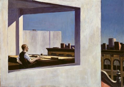 Office In A Small City Edward Hopper Sartle Rogue Art History