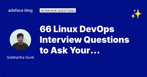 66 Linux Devops Interview Questions Adaface