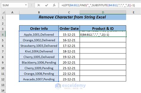 How To Remove Partial Data From Multiple Cells In Excel 6 Methods
