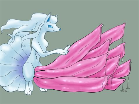 Rule 34 43 9 Penises 9 Tails Alolan Form Alolan Ninetales Big Penis