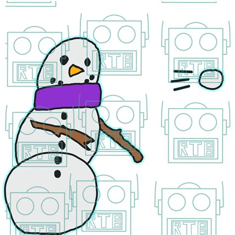 Snowman Discord Sticker Set By RetrobitCoder