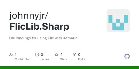 Github Johnnyjr Fliclib Sharp C Bindings For Using Flic With Xamarin