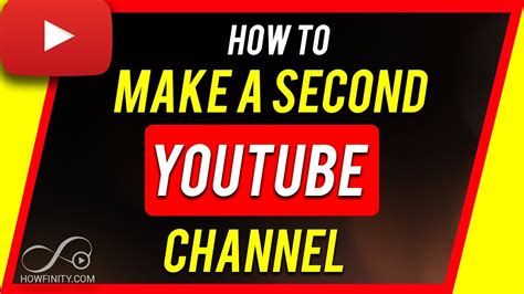 How To Make A Second YouTube Channel YouTube
