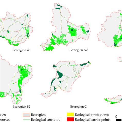 Spatial Distribution Of Ecological Security Patterns Esps In Each Download Scientific Diagram