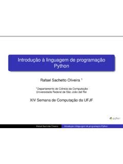 Introdução à linguagem de programação Python introdu 231 227 o 224