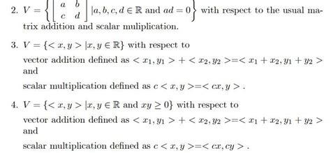 Solved Determine Whether The Given Set Together With The Chegg Com