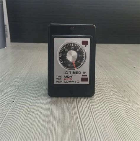 Power On Delay Timer Time Relay 0 60 Minutes Panel Installation With Socket Base Ah2 Y Ac 220v