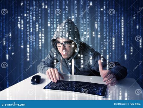 Hacker Decoding Information From Futuristic Network Technology Wallpaper 4u