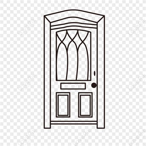 간단한 패턴 잠금 및 문 닫기 흑백 클립 아트 디자인 건축 자재 Png 일러스트 무료 다운로드 Lovepik