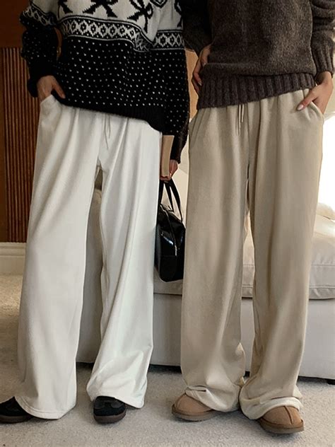 리리앤코 25 32 리브니버 기모 스판 밴딩 와이드 팬츠빅사이즈 32사이즈 리리앤코 통통녀 자체제작 여성의류 데일리룩 데이트룩 캐주얼룩 출근룩 페미닌룩 오피스룩 하객룩