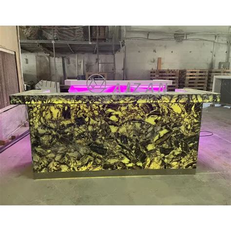 Stunning LED Bar Counter Customized Size Home Bar Counter Design LED Bar Counter And