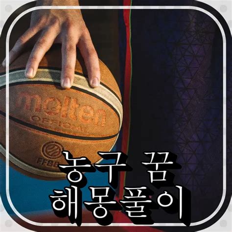 농구 꿈해몽 드리블패스슛능숙한서툴게부상당하는반칙심판경기에출전관전응원연습선수농구를하는꿈