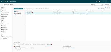 Preparation Of The Master Vm Image Failed In Citrix Mcs Dennis Span