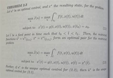 Solving Problem Using The Principle Of Optimality Suzanne Lenhart