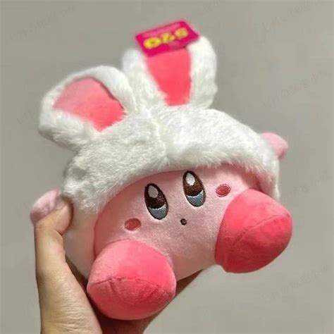 星之卡比公仔兔耳朵卡通毛絨玩偶 星之卡比公仔 女生禮物 兒童禮物 生日禮物 蝦皮購物