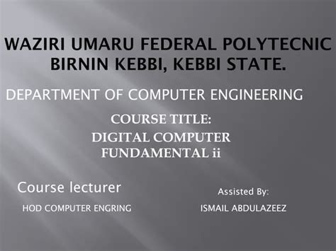 Fundamentals Week1 To Week 4 Slidepptx