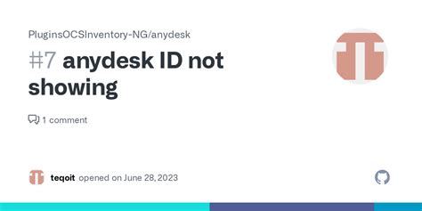 Anydesk Id Not Showing Issue Pluginsocsinventory Ng Anydesk Github