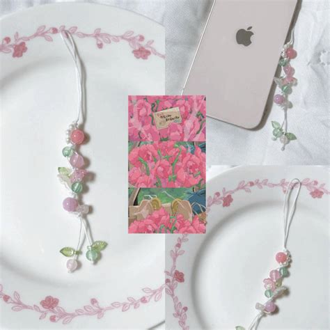 자체제작묶음할인 꽃 매듭키링 비즈키링 비즈꽃집 여리 청순 핸드메이드 우정 커플 핸드폰키링 에어팟 버즈 키링 핸드폰줄 핸드폰스트랩 폰키링 다이어리 가방키링 에이블리