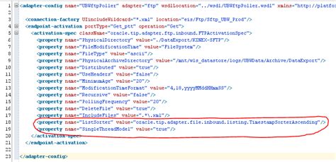 Reading Files In The Right Order With Jca Ftp Adapter · Sysco Middleware Blog