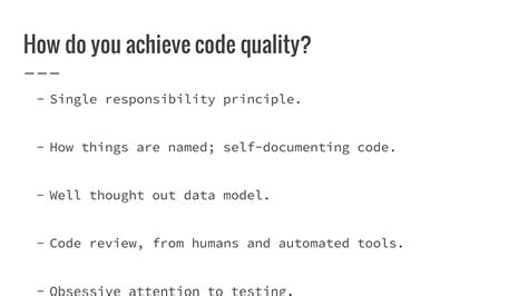 Quality Rails Coding Pptx Programming Languages Computing