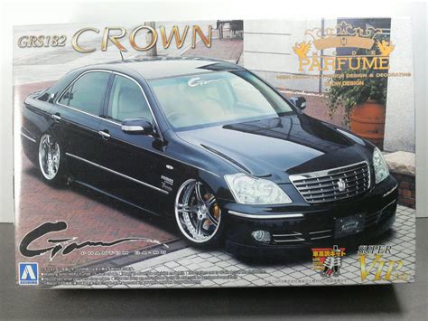 【傷や汚れあり】★アオシマ 1 24 モードパルファム ファントム雅夢 18クラウン ロイヤルサルーン 後期型★ トヨタ Grs182 Vip