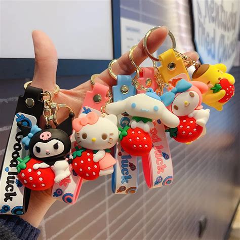 Sanrio Hello Kitty Anahtarl K Anime Cinnamoroll Anahtarl K Benim Melodi Ocuk Oyuncaklar Mi