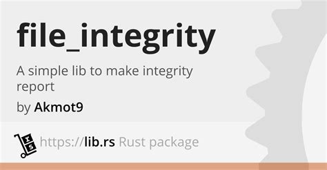 File Integrity — Rust Crypto Library Lib Rs