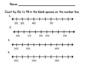 Skip Count On A Number Line By Cianda S Corner TPT