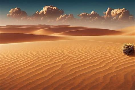 Premium Ai Image Desert Background Hd