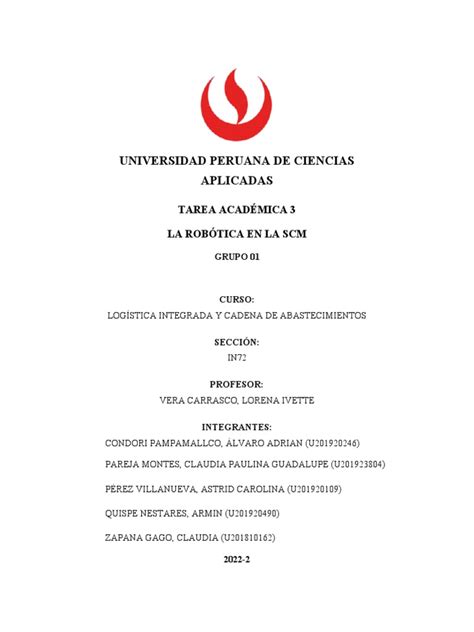 La Robotica En La Scm Pdf Robot Robótica